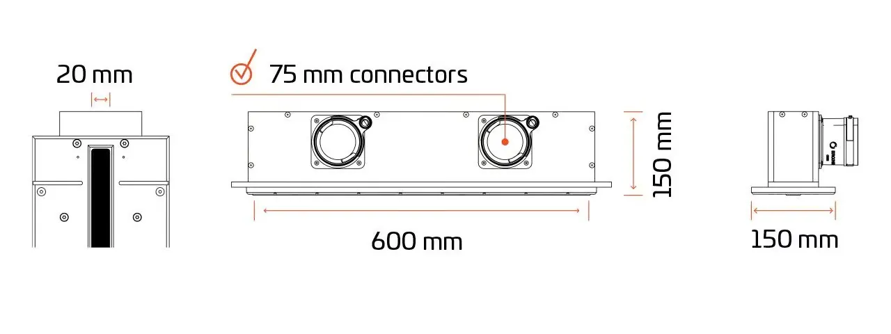 ERGOVENT LINEO 600 PROFILE линеен вентилационен слот дифузор/решетка ...