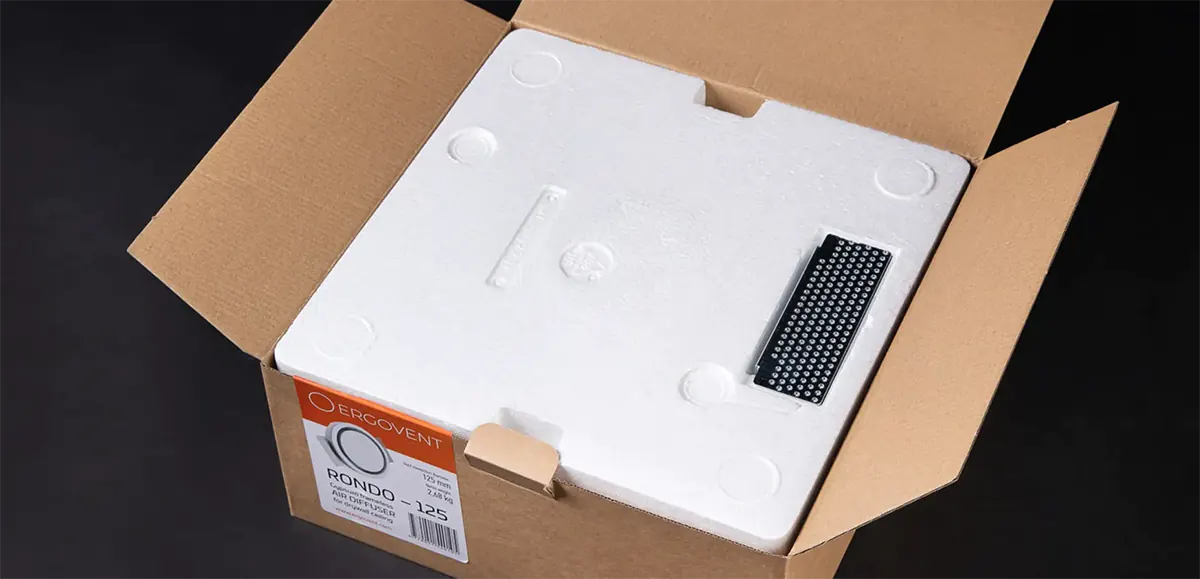 Вентилационен дифузор ERGOVENT RONDO-125 - CleanAir.bg