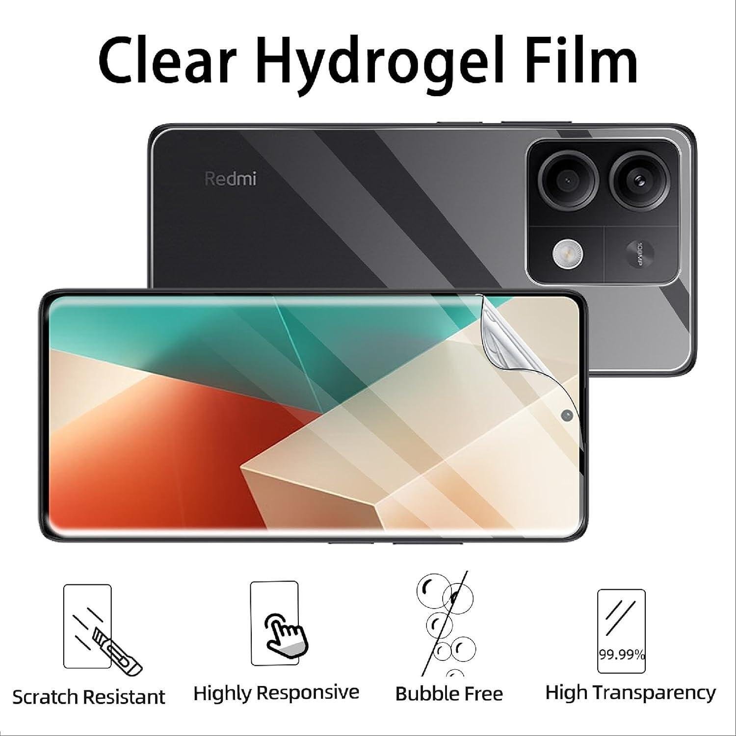 5D Hydrogel / Хидрогел Протектор за дисплей / гръб за Xiaomi Redmi Note ...