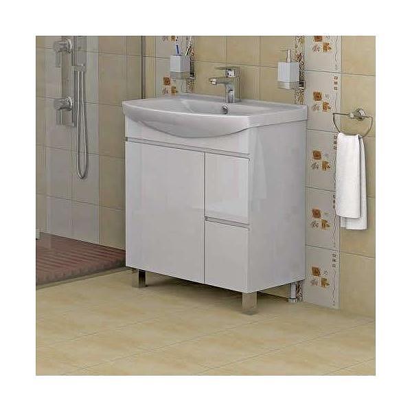 Голям стоящ шкаф за баня от PVC с мивка - Triano Флорида