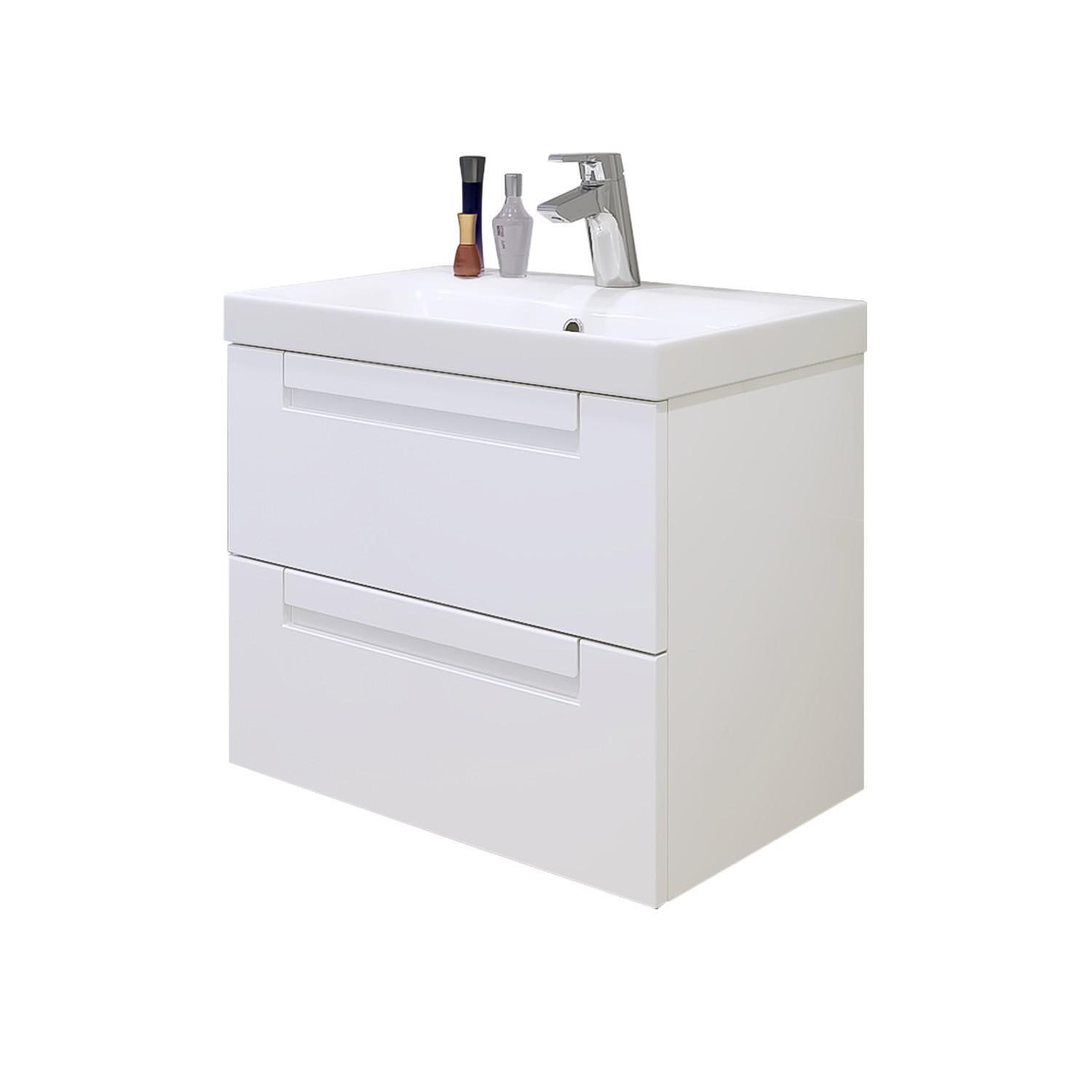 Шкаф с чекмеджета и мивка за баня 60 см - TRIANO Фрея