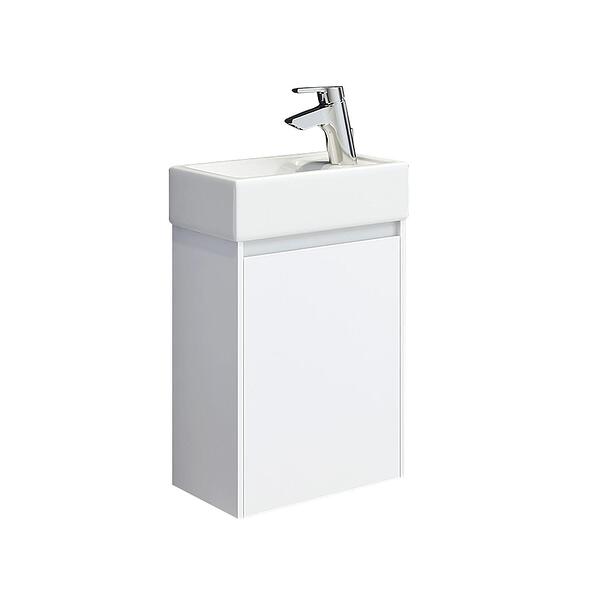 Малък долен PVC шкаф за баня 40 см с мивка Лара - Triano