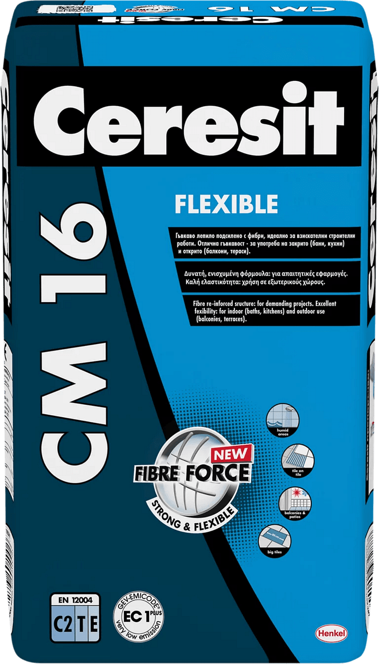 Лепило за плочки | Церезит CM16 FLEX | Керамик Парк | Варна