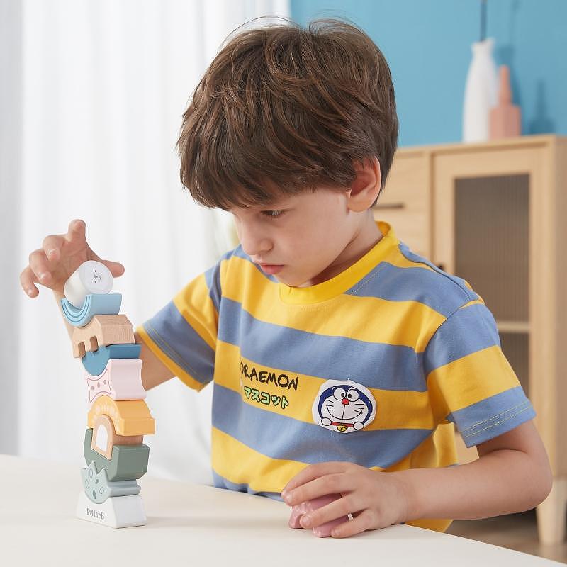 Детска дървена кула за баланс Polar B Viga toys | Wooden Magic