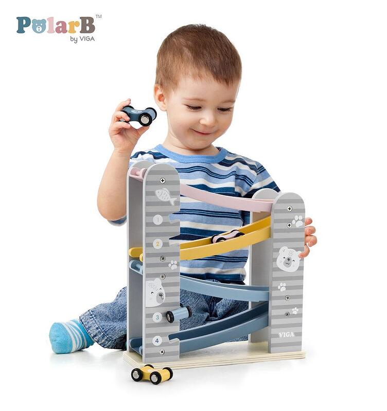 Детска дървена писта Polar B Viga toys | Wooden Magic