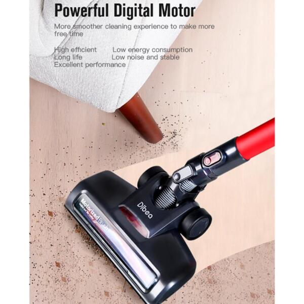 Вертикална безкабелна прахосмукачка DIBEA D008 PRO...