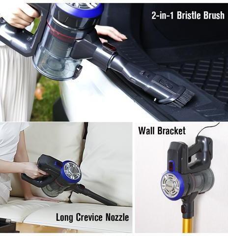 Вертикална безкабелна прахосмукачка DIBEA D008 PRO...