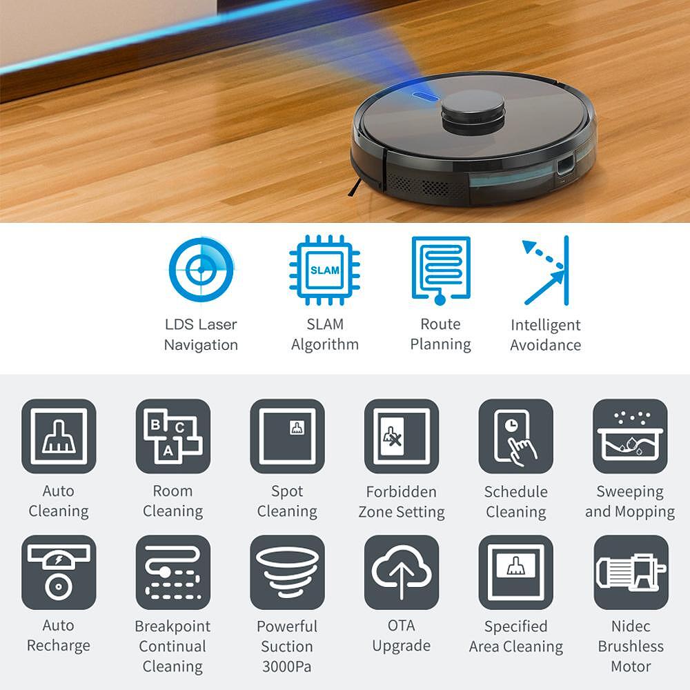MAGNUM ONE Plus - Robot vacuum cleaner - dry and wet cleaning