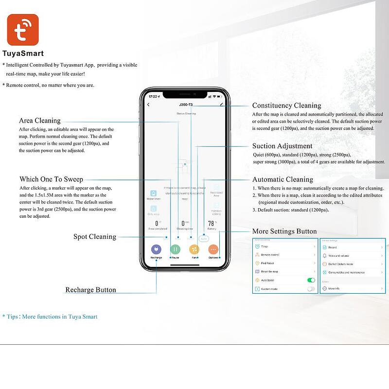 MAGNUM ONE Plus - Robot vacuum cleaner - dry and wet cleaning