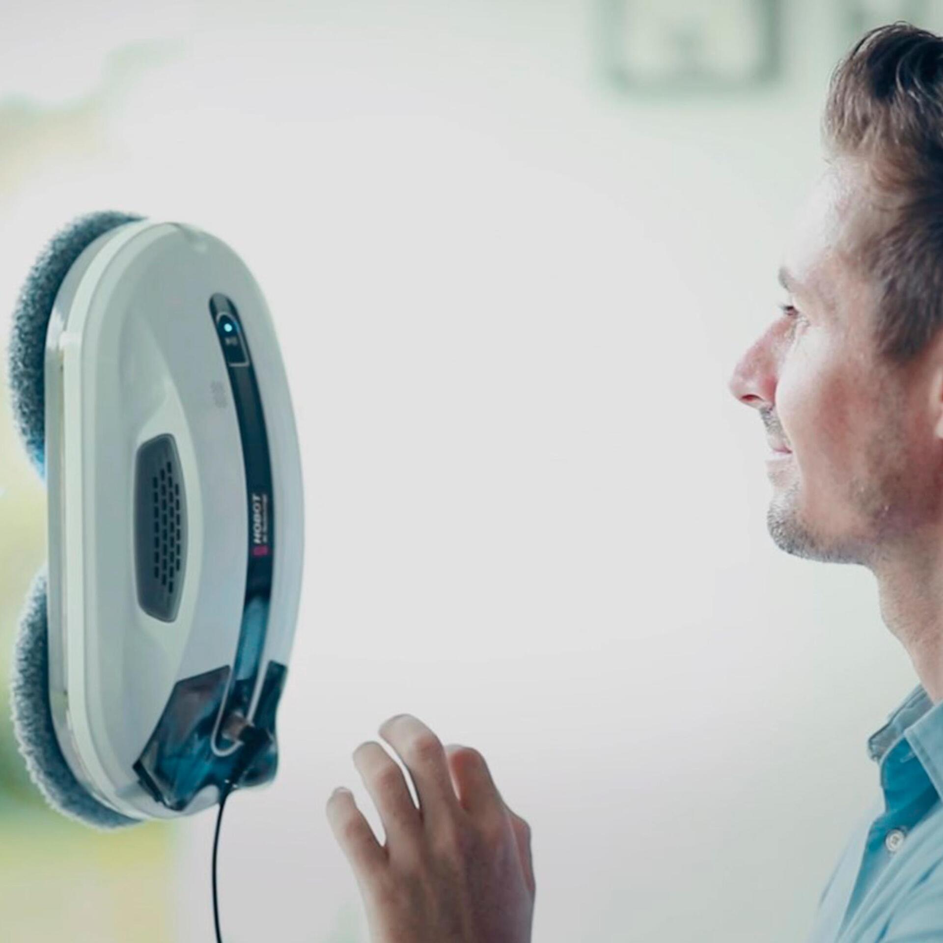 HOBOT R3 - Dual Water Spray Window Cleaning Robot, App