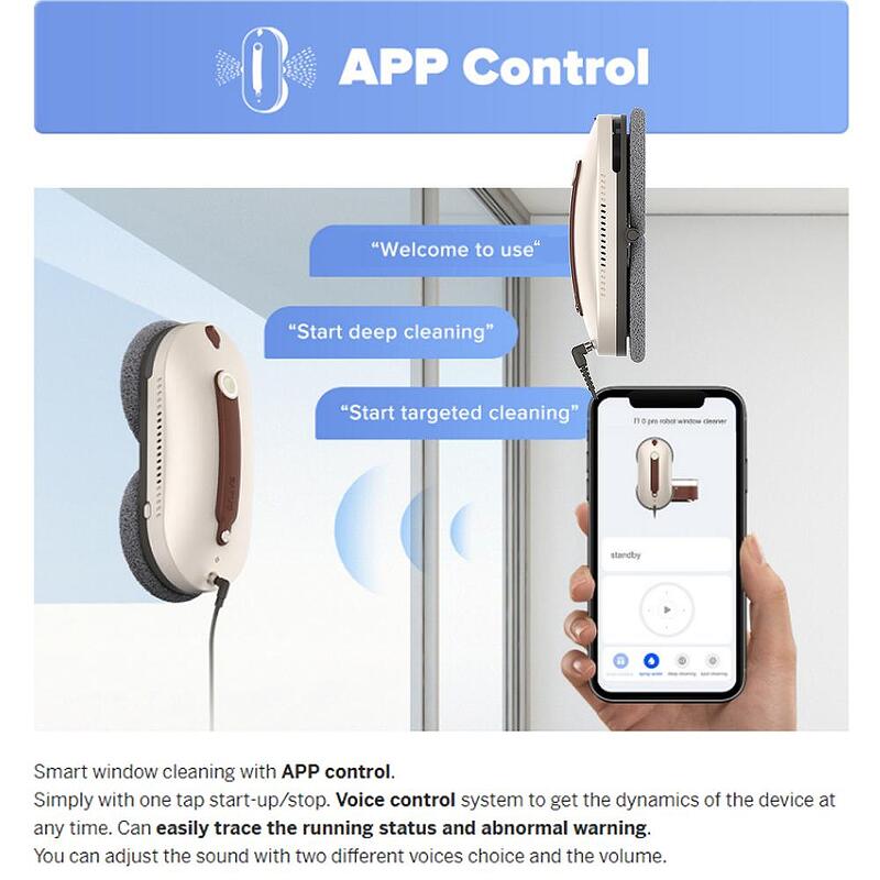 Innovative robot for windows - SPIDER spray function