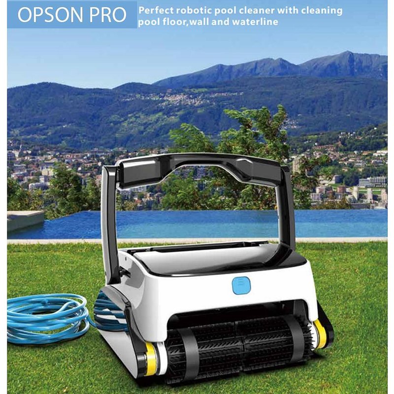 Opson Pro pool robot, 15 meter cable, cleans up to 130 sq m