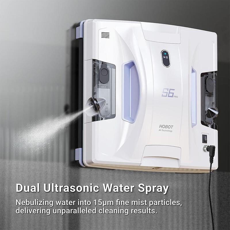 HOBOT S6 Pro Window Cleaning Robot - Patented 2-Mop Reciprocating ...