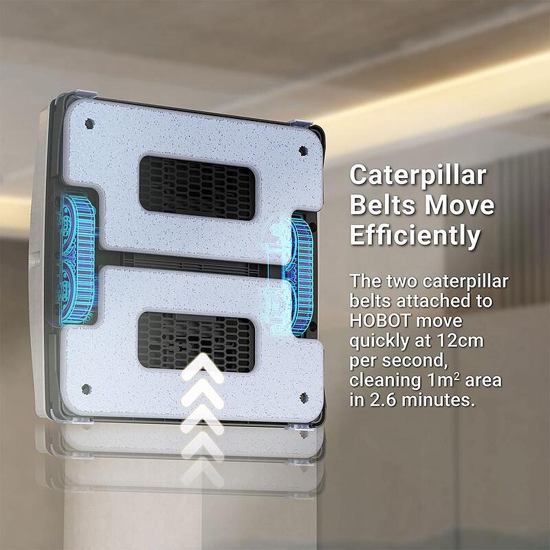 HOBOT S6 Pro Window Cleaning Robot - Patented 2-Mop Reciprocating ...