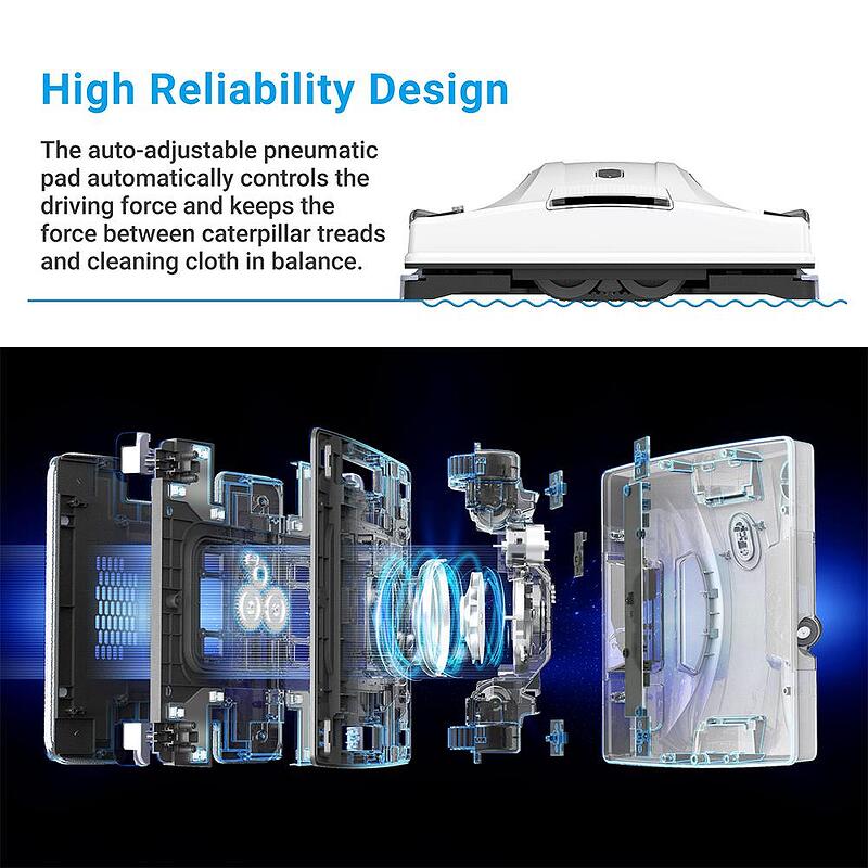 HOBOT S6 Pro Window Cleaning Robot - Patented 2-Mop Reciprocating ...