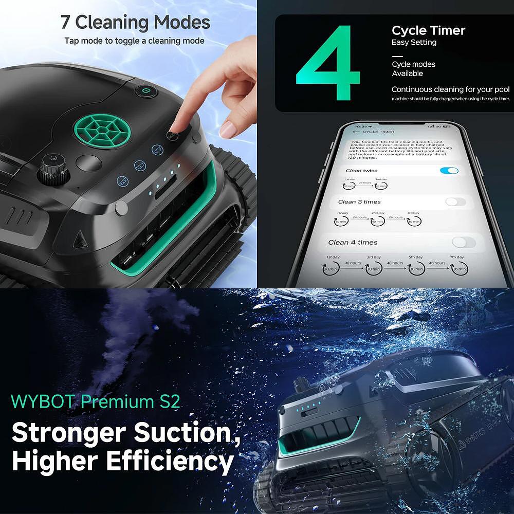 Wybot S2 wireless pool robot