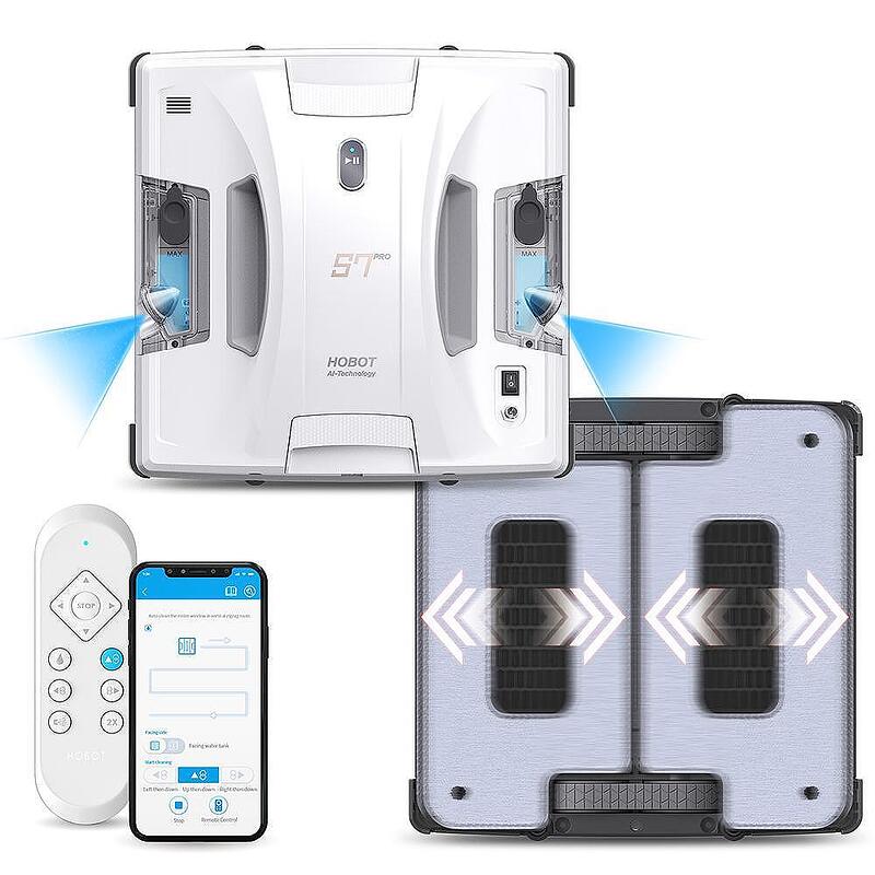 HOBOT S7 Pro - Window cleaning robot with 2 sprayers, Patented dual ...