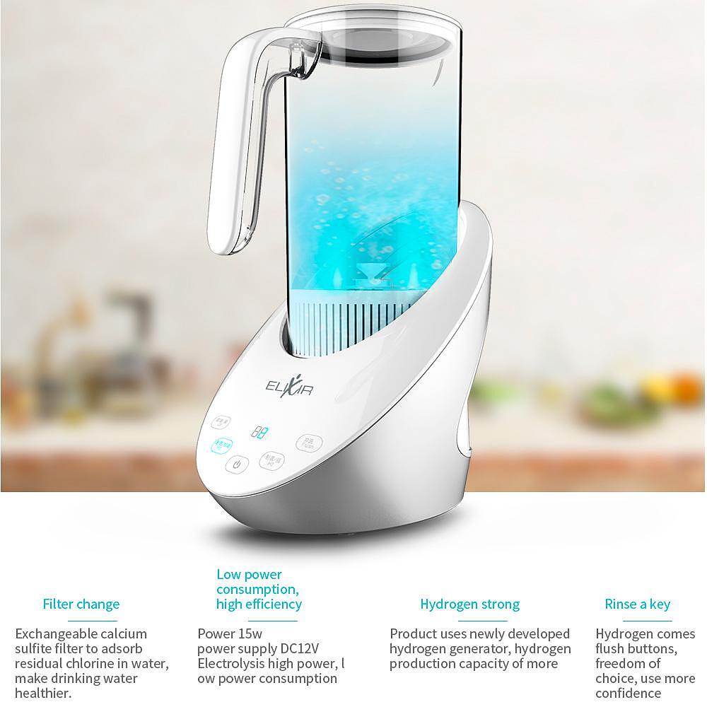 Elixir ulcior de apă cu hidrogen