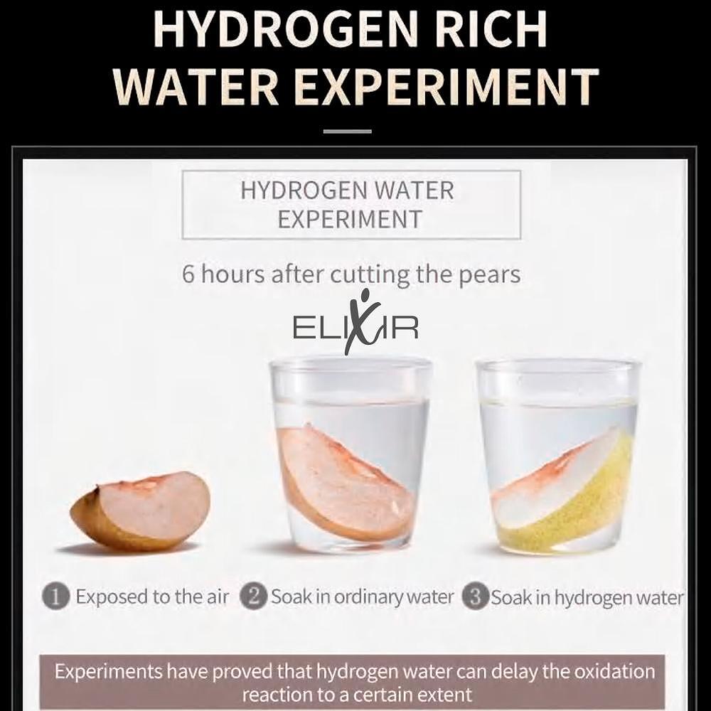 Elixir ulcior de apă cu hidrogen