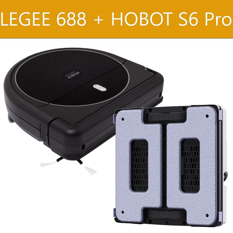 Robot Aspirator Legee 688 + Robot curățare geamuri HOBOT