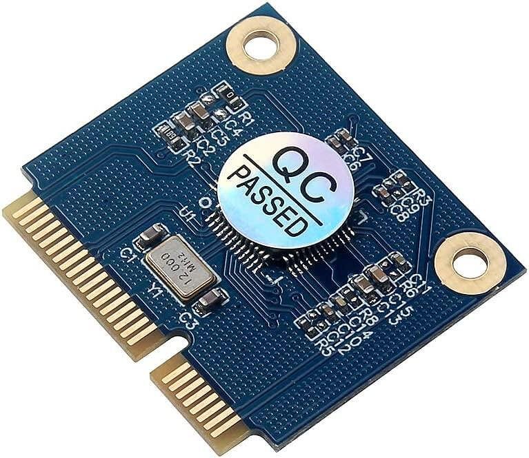 Dual microSD към Mini PCIe адаптер – 2 слота, USB 2.0 | eHUB.bg