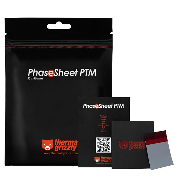 Thermal Grizzly PhaseSheet PTM heat sink compound Thermal pad 2 g