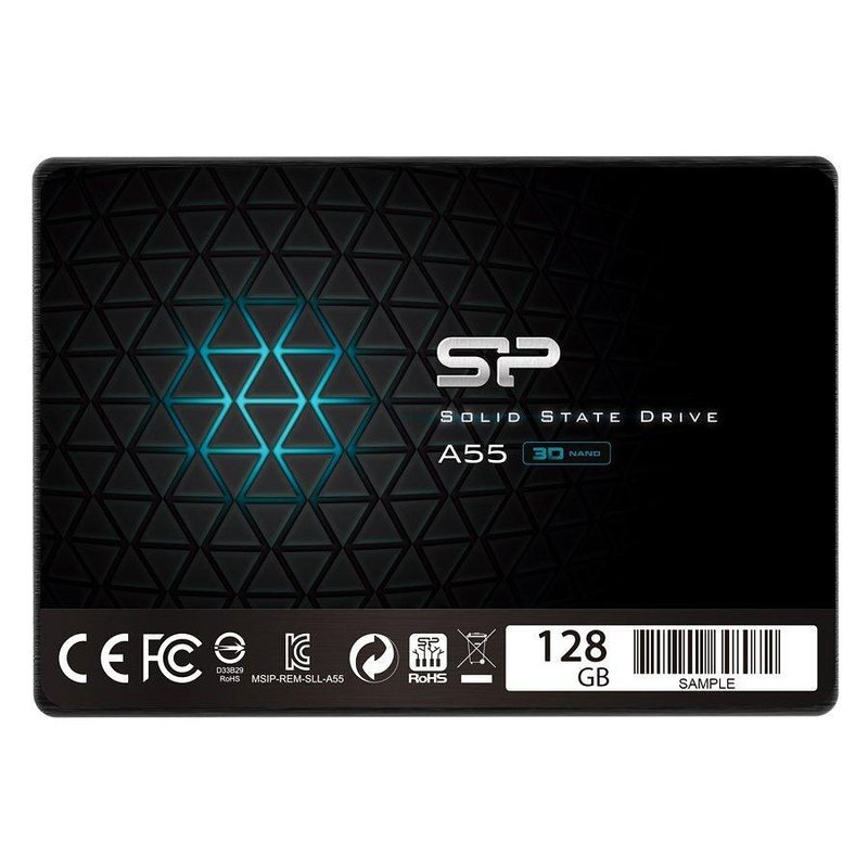 Silicon Power Ace - A55 128GB SSD SATAIII (3D NAND) 3D NAND, SLC Cache ...