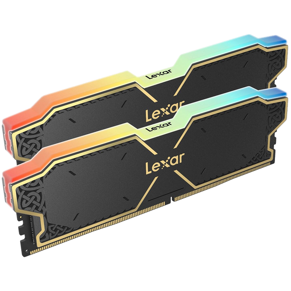 Lexar 32GB Kit (2x16GB) THOR DDR5 6000 CL38 1.3V Memory with heatsink ...