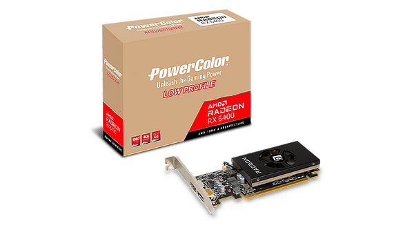 Видео карта PowerColor AMD Radeon™ RX 6400 4GB GDDR6