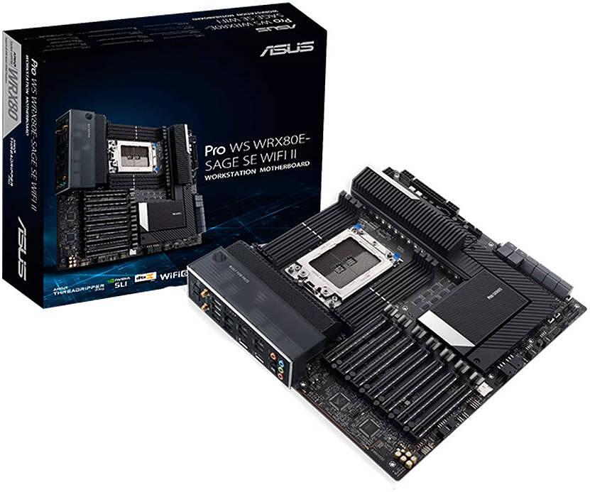 Дънна платка ASUS PRO WS WRX80E-SAGE SE WIFI II sWRX8 Socket DDR4 EATX