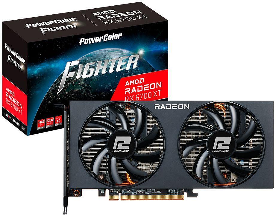 Видео карта PowerColor Fighter AMD Radeon™ RX 6700 XT 12GB GDDR6
