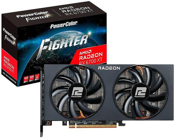 Видео карта PowerColor Fighter AMD Radeon™ RX 6700 XT 12GB GDDR6