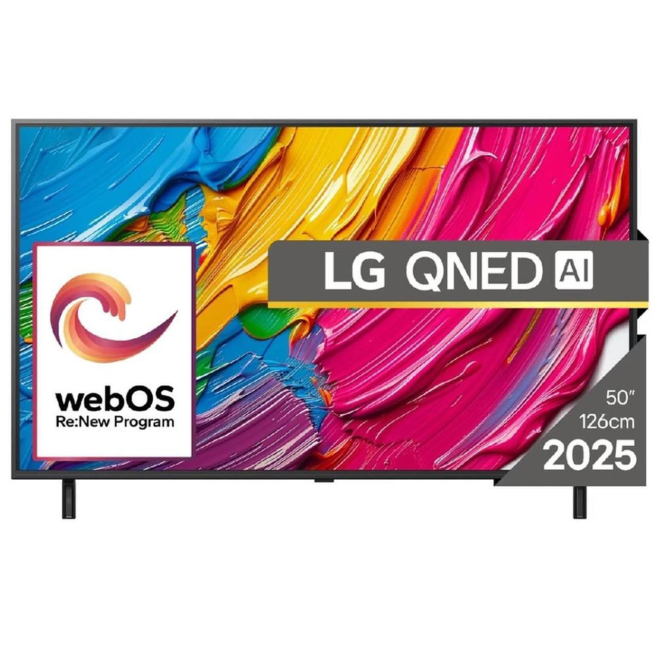 LG 50QNED80A3A, 50" 4K QNED HDR Smart TV, 3840x2160, DVB-T2/C/S2, Alpha ...