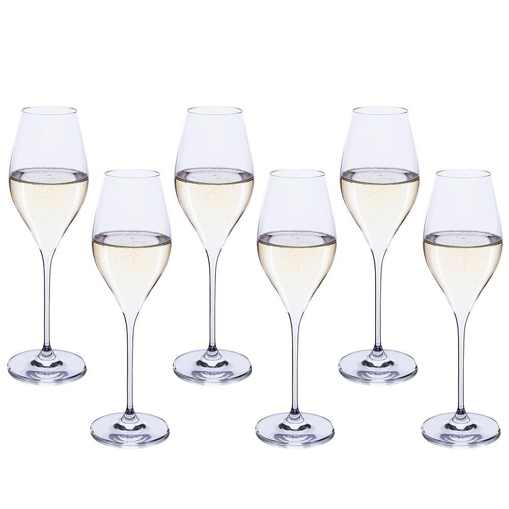 Чаши за пенливо вино Rona - Swan, 6x по 320мл