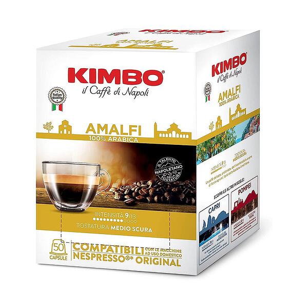 Кафе Kimbo Le Meraviglie del Gusto - Amalfi 100% Arabica, 50x капсули ...