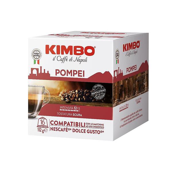 Кафе Kimbo Le Meraviglie del Gusto - Pompei, 16x капсули за Dolce Gusto