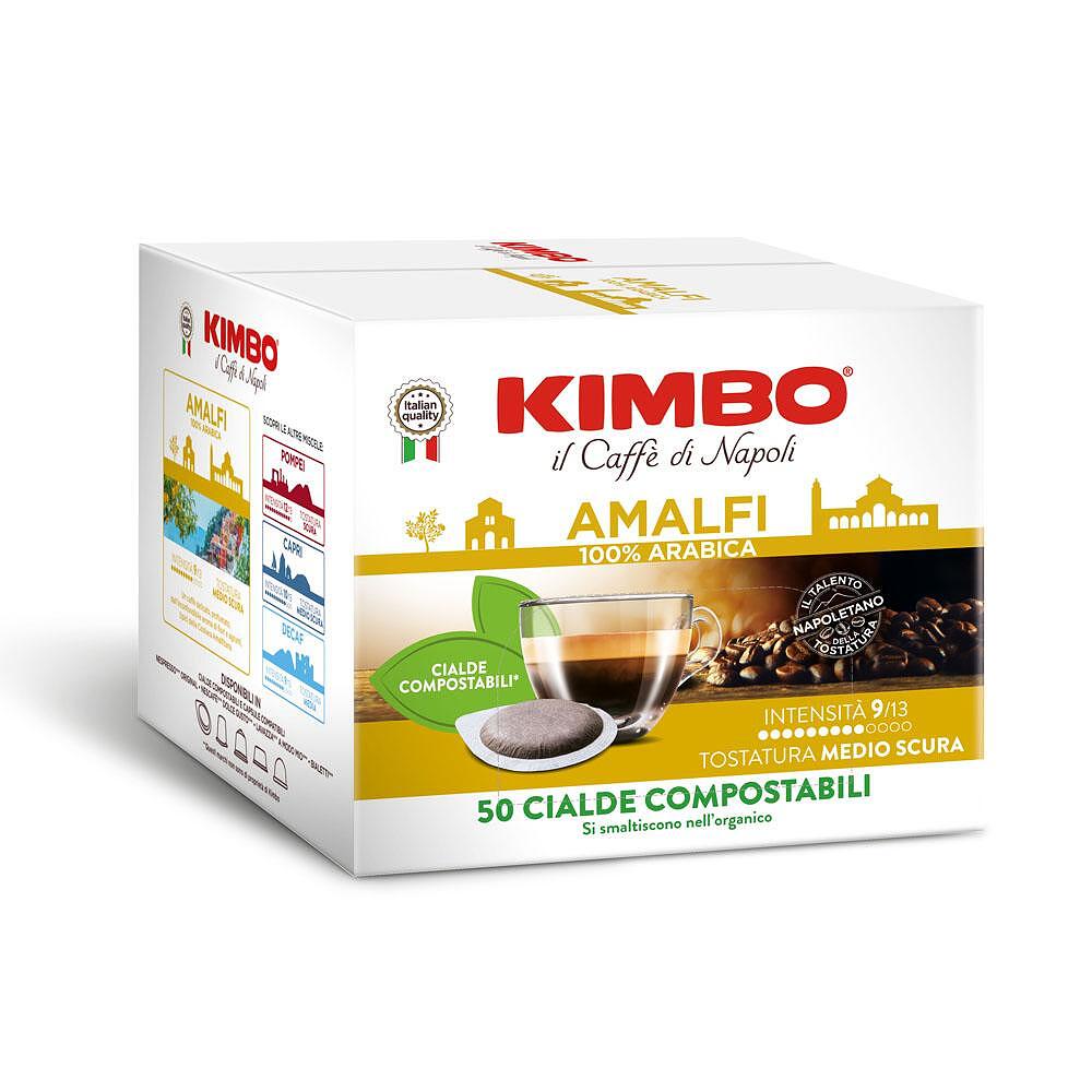 Кафе Kimbo Le Meraviglie del Gusto - Amalfi 100% Arabica, 50х хартиени ...