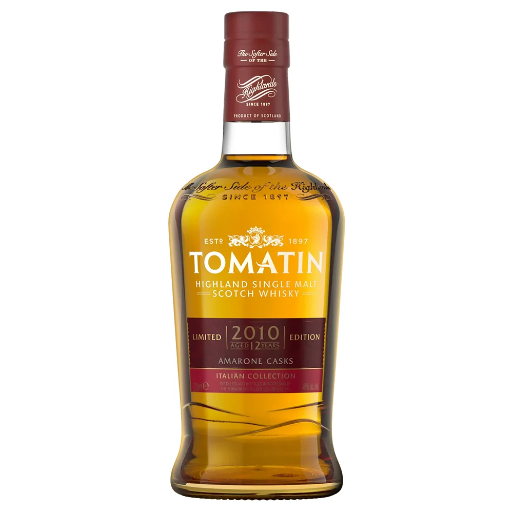Уиски Tomatin - Italian Collection Amarone Cask 2010, 12 годишно, 0.7л