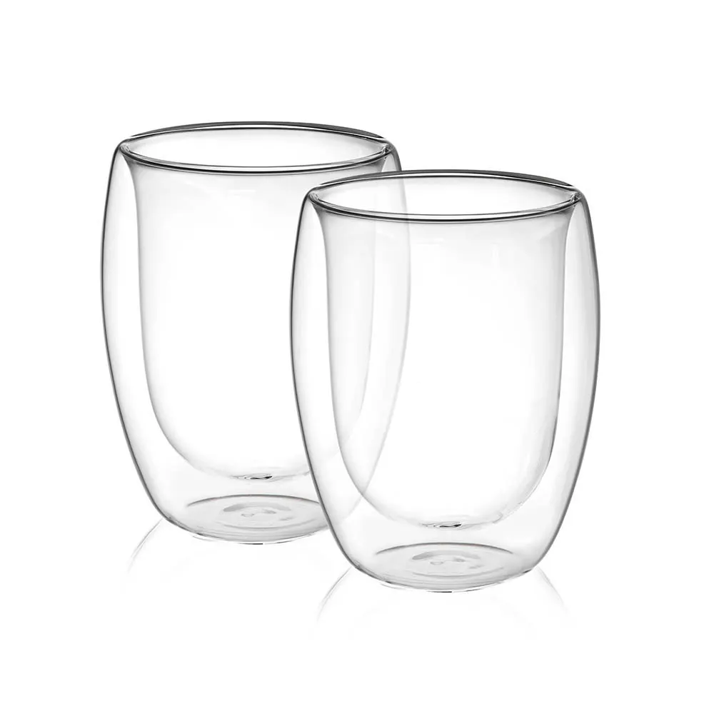 Комплект чаши за капучино и лате Luigi Ferrero - Coffeina FR-8063, 350 ml, 2 броя