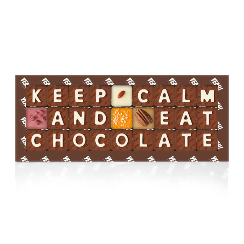 Шокограма Yeah Chocolate - Keep Calm and Eat Chocolate