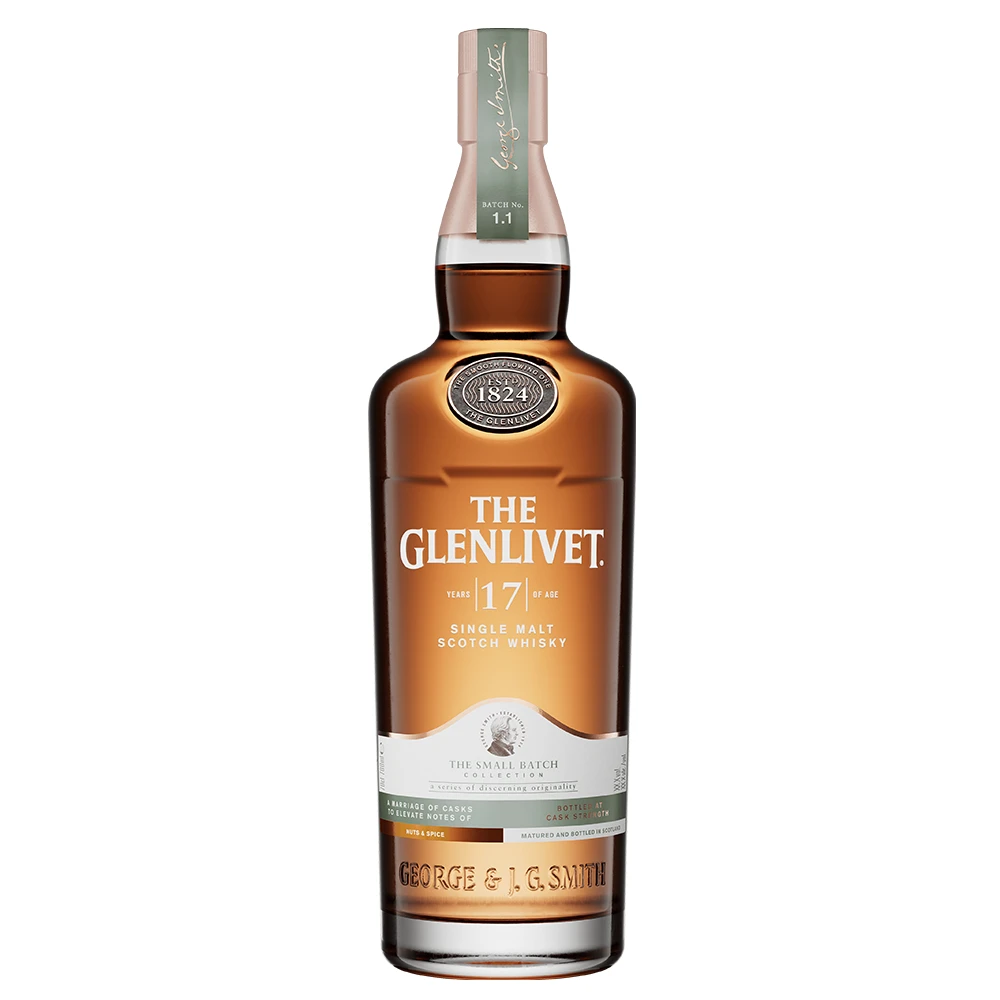 Уиски The Glenlivet - The Small Batch Collection, 17 годишно, 0.7л