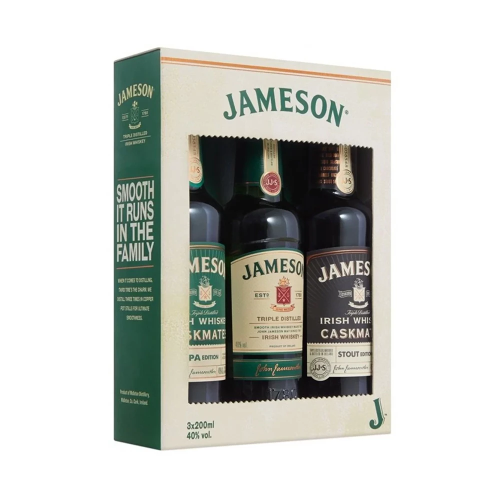 Комплект миниатюри Jameson - Miniature Set, 3 по 200мл