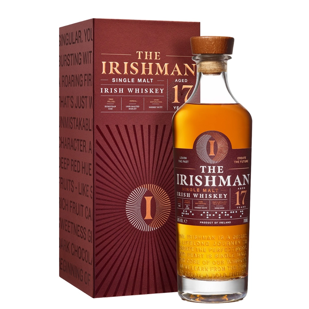 Ирландско уиски The Irishman, 17 годишно, 0.7л
