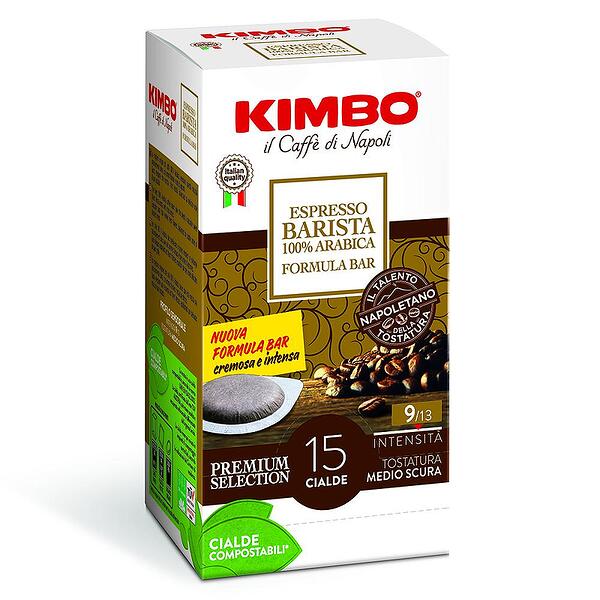 Кафе Kimbo - Espresso Barista 100% Arabica, 15x хартиени дозети
