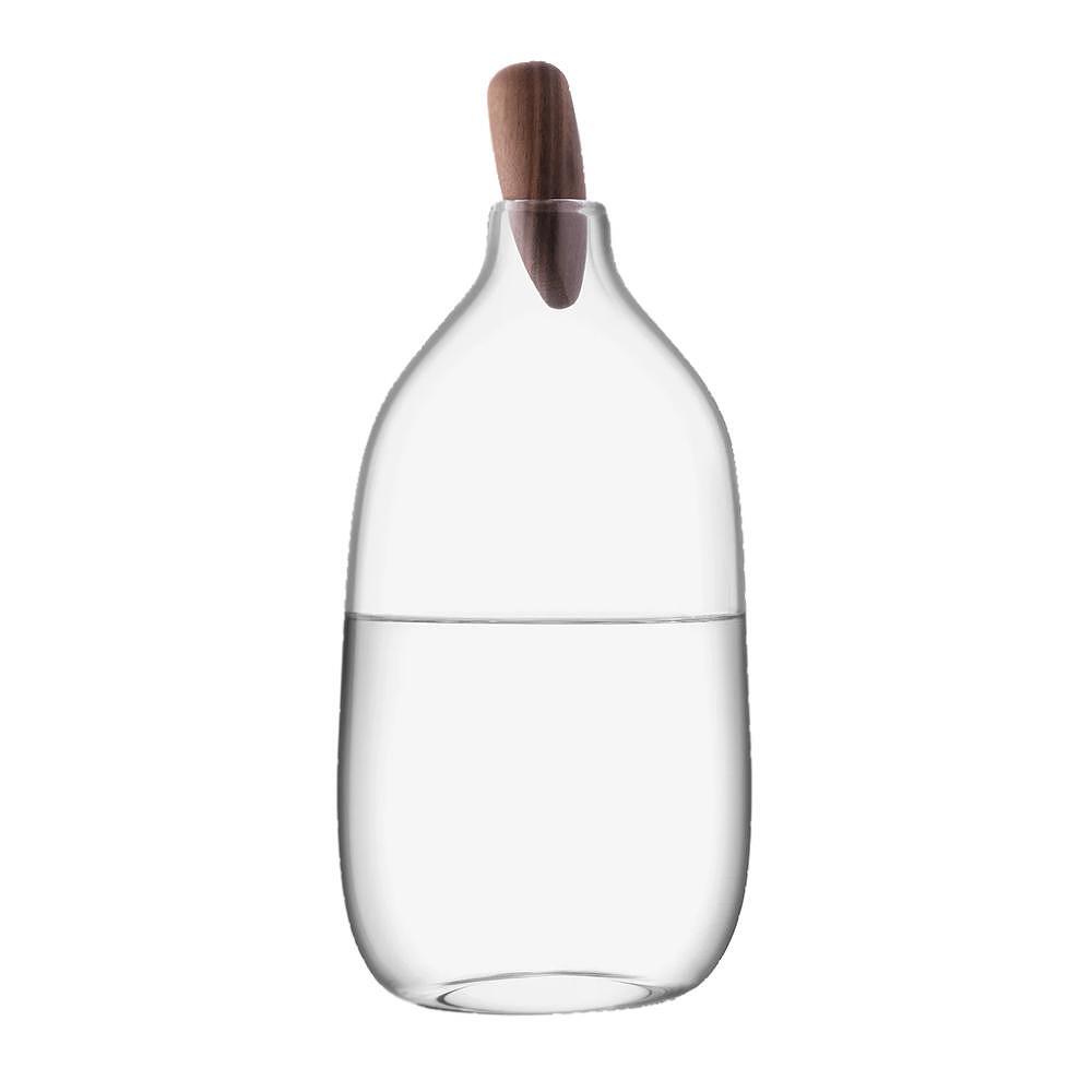 Декантер LSA International - Float, орехова тапа, 1.4л