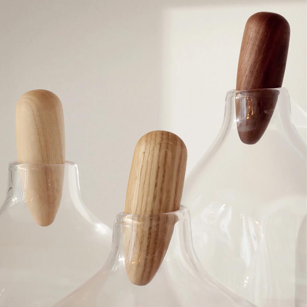 Гарафа LSA International - Float, дъбова тапа, 1.3л