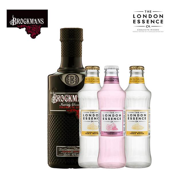 Комплект джин Brockmans, 500 ml + 3 London Essence тоника