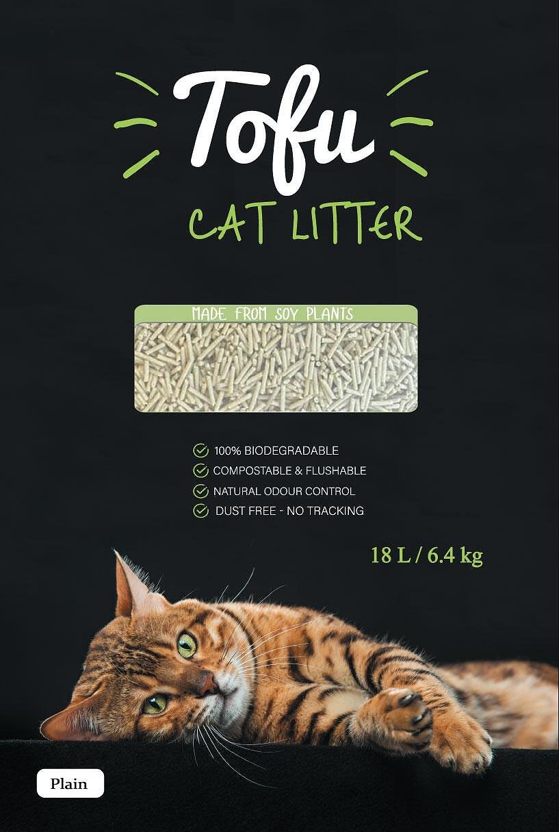TOFU CAT LITTER НЕУТРАЛЕН 18L.