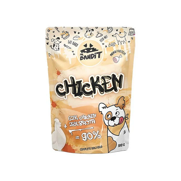 Mr. Bandit Chicken – Пауч за кучета с пилешко