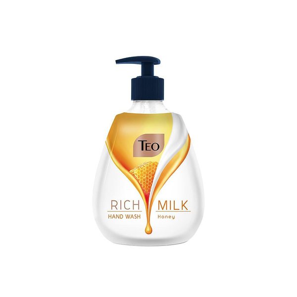 Течен сапун ТЕО, Rich Milk, Honey, помпа, 0.400мл. | VELIZARAONLINE